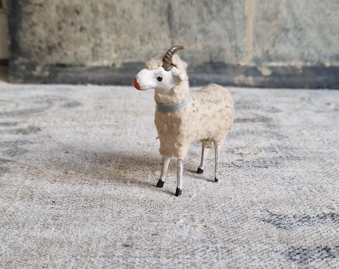 Antique Sheep Goat Nativity Figure Shabby Vintage From France - Etsy