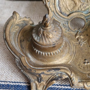 Antique Inkwell Inkwell Writing Set Depose From France XIX Shabby ...
