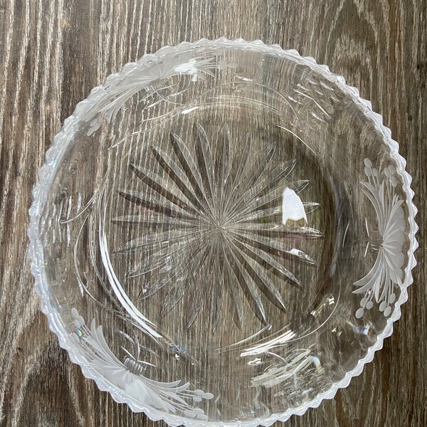 Crystal Bowl Cut Glass - Etsy