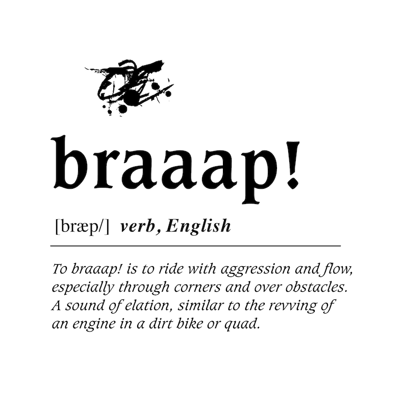 Braap Definition Art, Motorcycle, Dirt Bike, Quad, Man Gift, Boyfriend ...