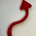 Clip on Devil Tail Made of Red Felt Suitable for Children and Adults - Etsy