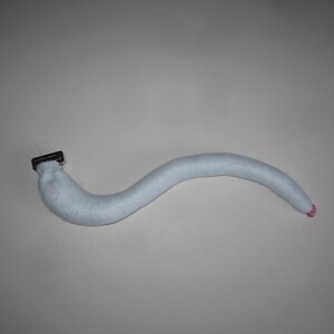 Clip on Mouse Tail Made of White Felt Suitable for Children and Adults ...