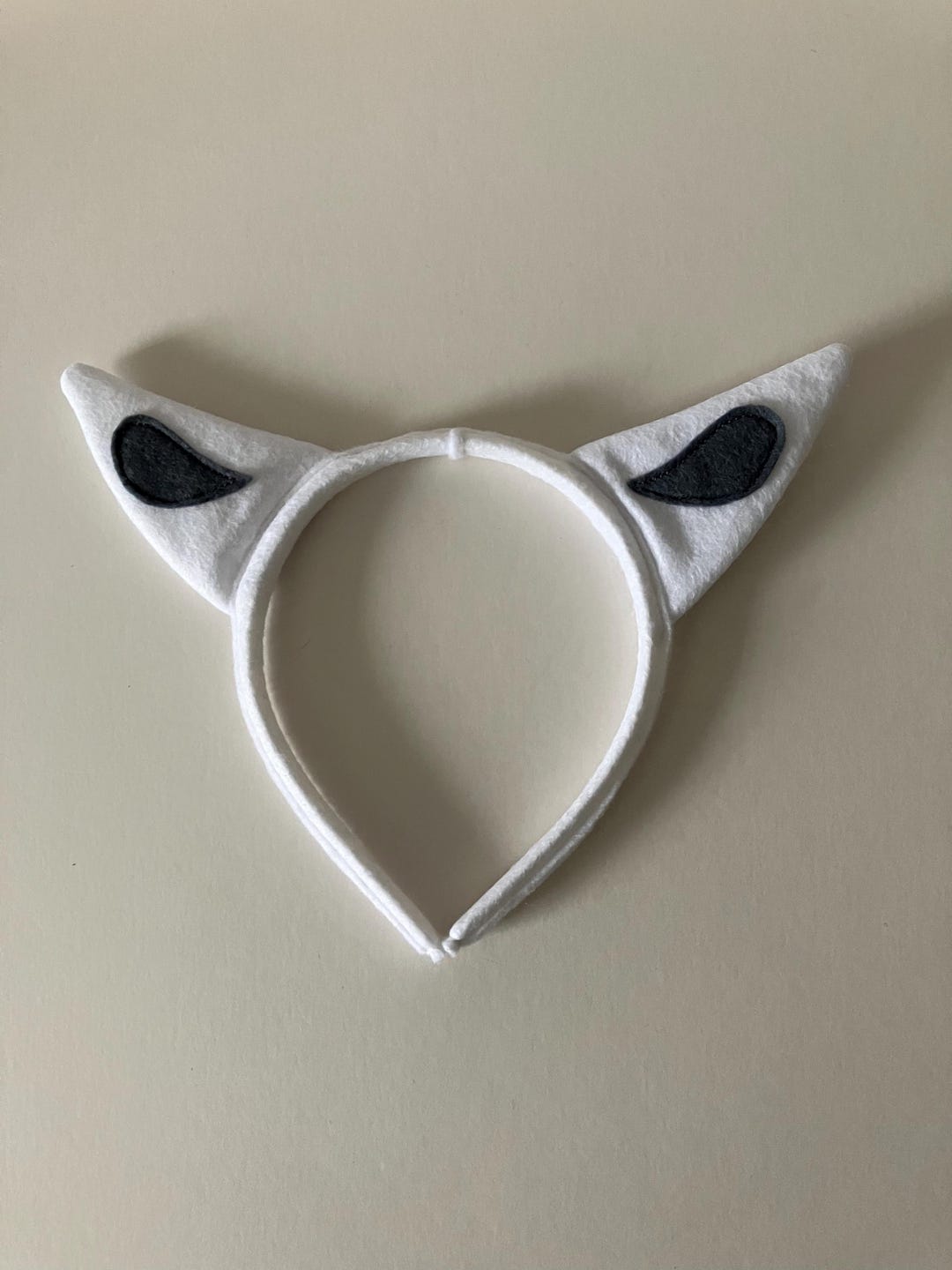 Arctic Fox Ears Headband: Handmade White Felt Costume Accessory - Etsy
