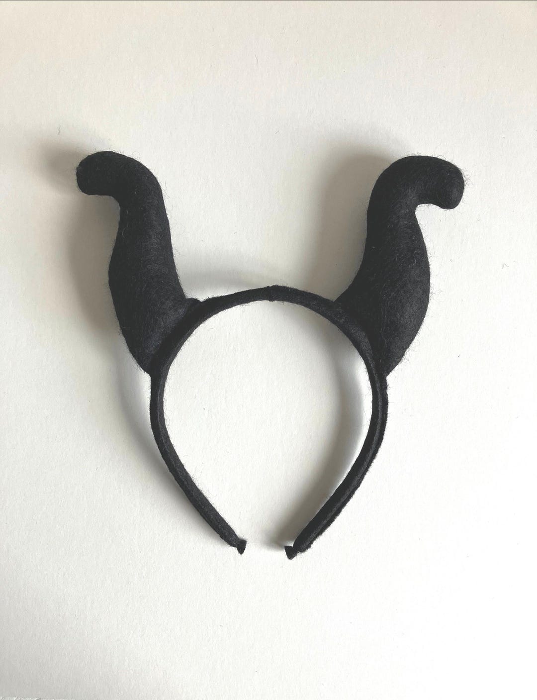 Warlock Horned Hairband Made of Black Felt Suitable for Children and ...