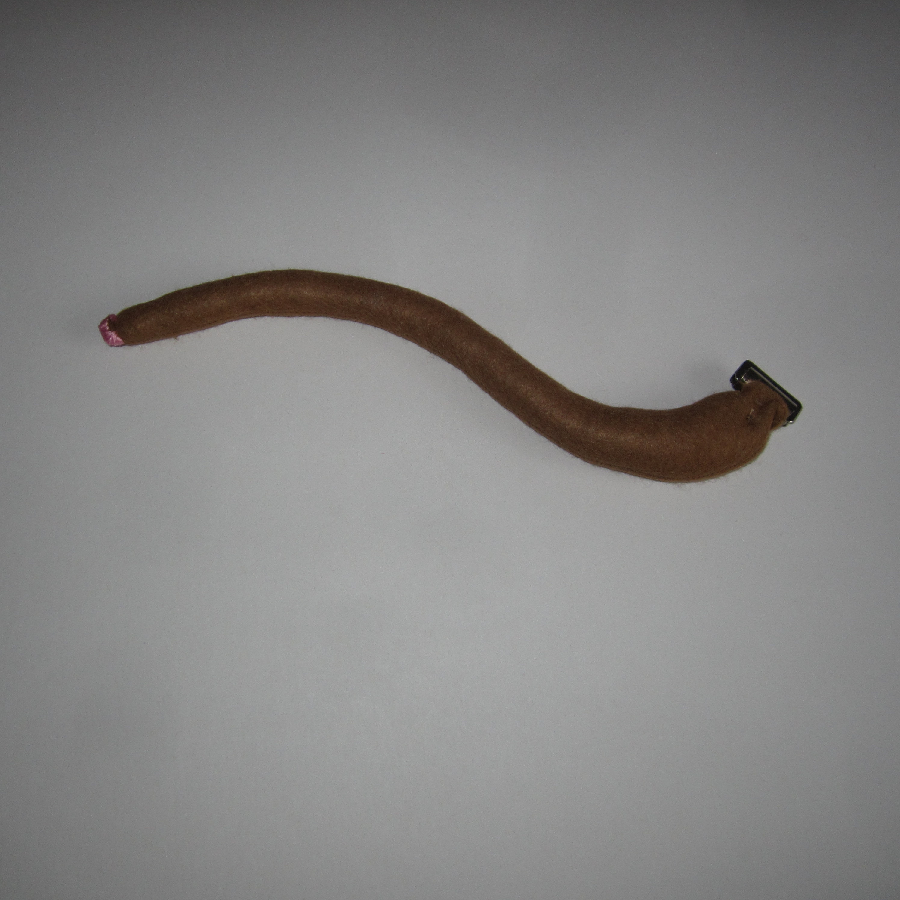 Mouse Tail Clip on Made of Cinnamon Colour Felt - Etsy