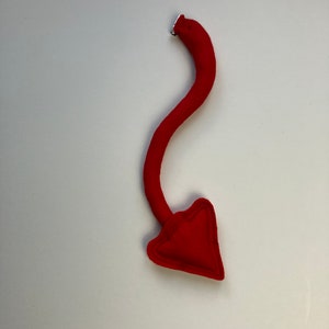 Clip on Devil Tail Made of Red Felt Suitable for Children and Adults - Etsy