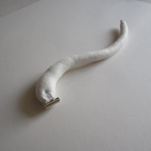 Clip on Mouse Tail Made of White Felt Suitable for Children and Adults ...