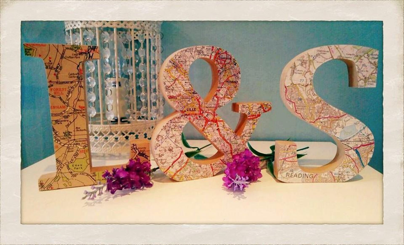 Word Art. Map Faced Wooden Letters Map Letters Maps of Your - Etsy UK