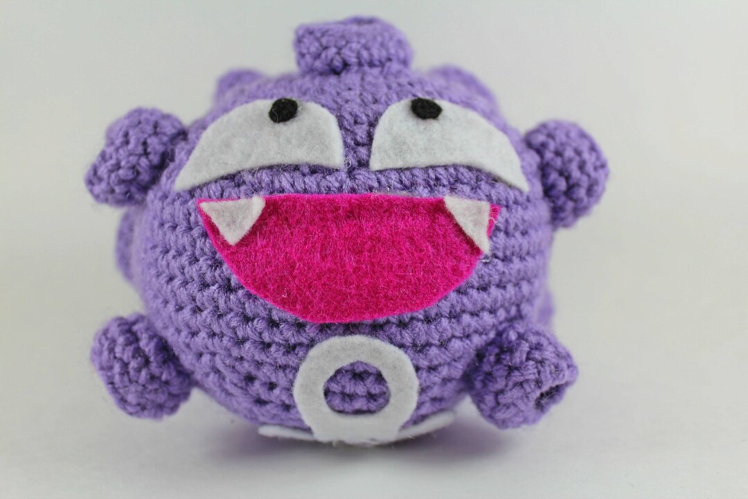 Koffing Stuffed Crochet Pokemon Toy / Amigurumi - Etsy