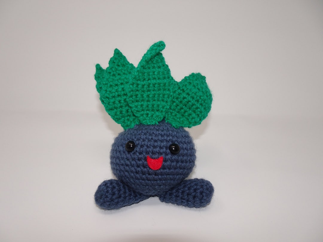 Oddish Pokémon - Crochet Stuffed Toy Amigurumi - Etsy