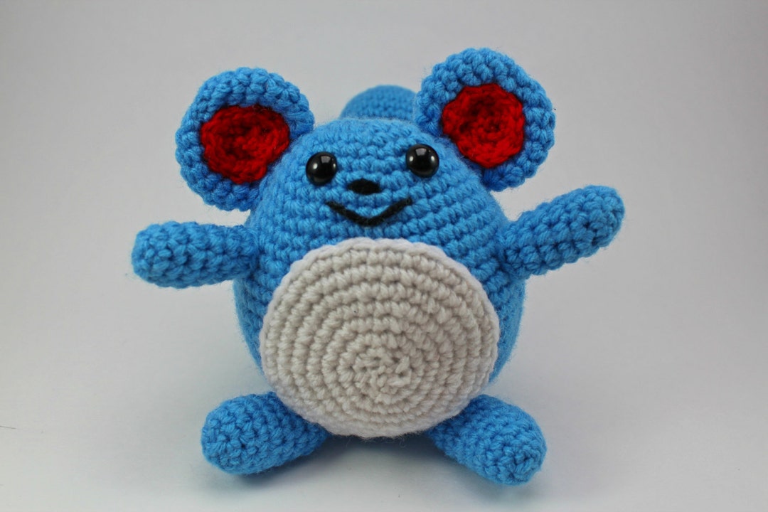 Marill Pokémon Crochet Stuffed Toy / Amigurumi - Etsy