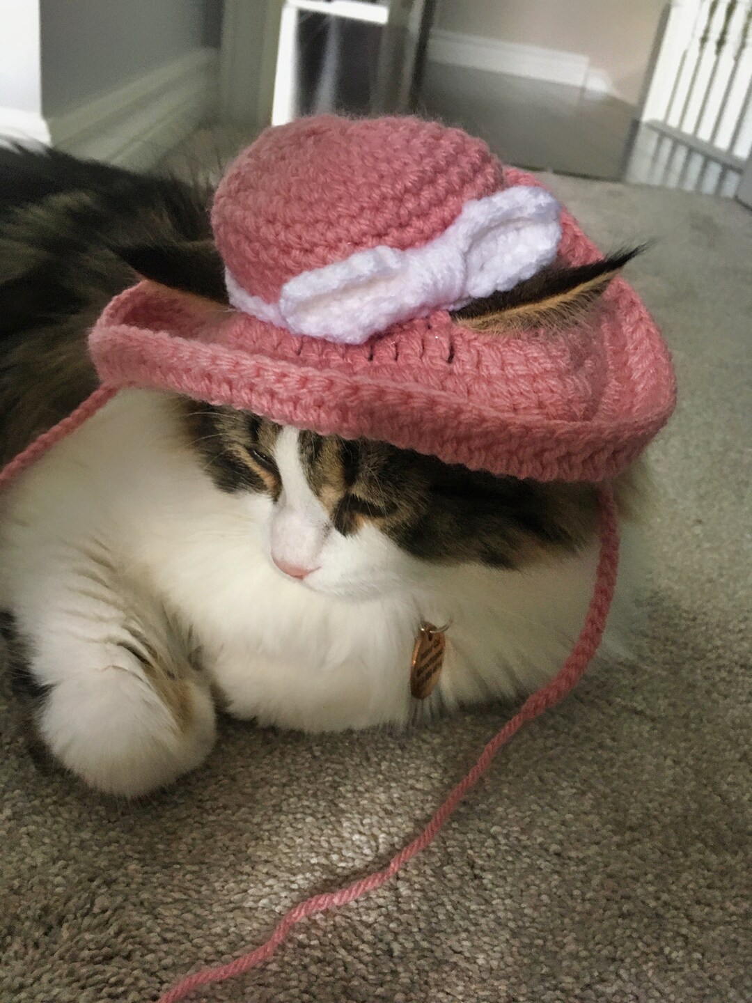 Cat Summer Hat / Beach Hat / Floppy Hat - Etsy