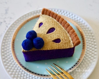 Felt Lemon Raspberry Cake-felt Food-pretend Play - Etsy