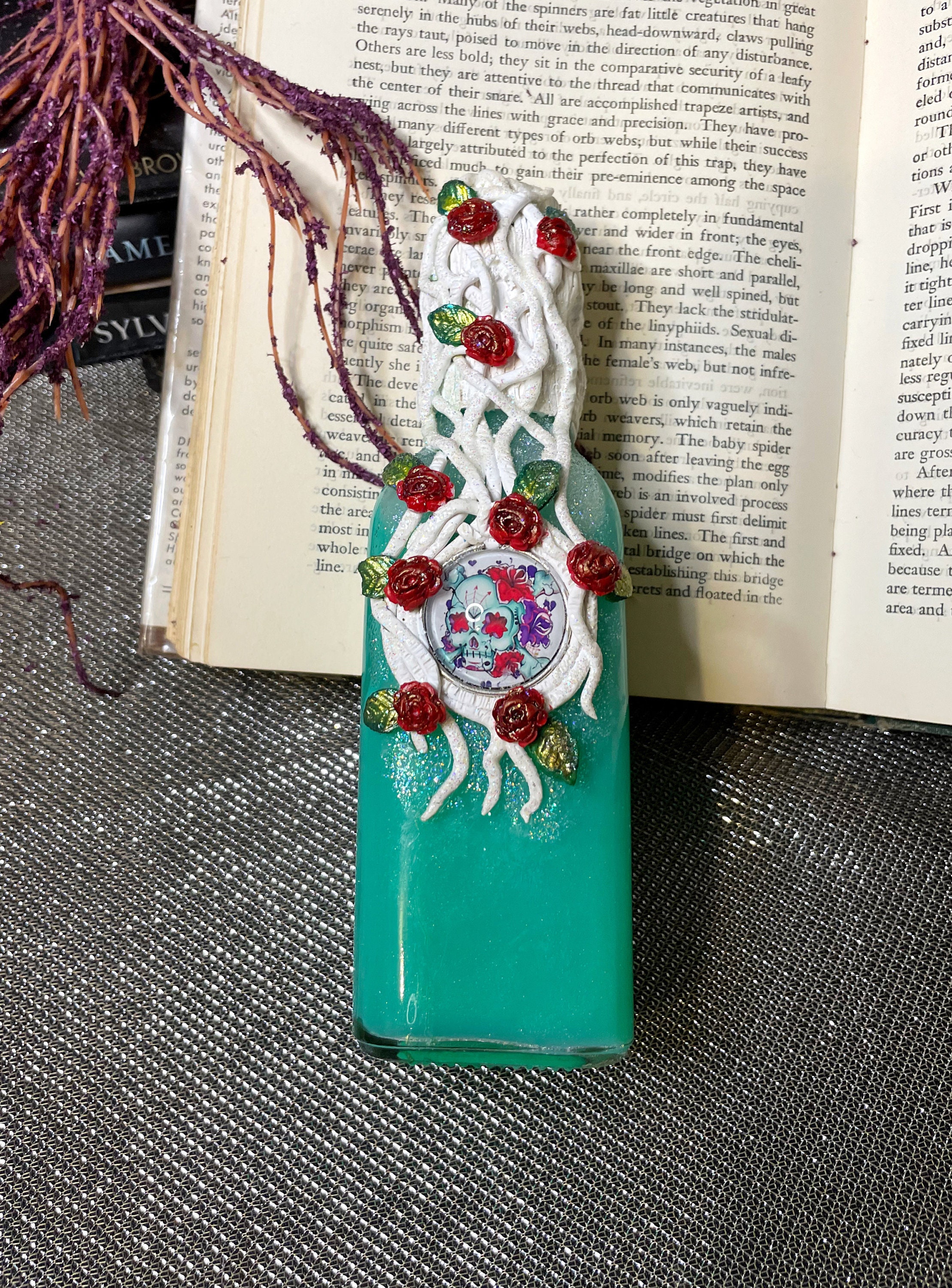 Sugar Skull Potion Bottle Magic Potion RPG DND Apothecary | Etsy