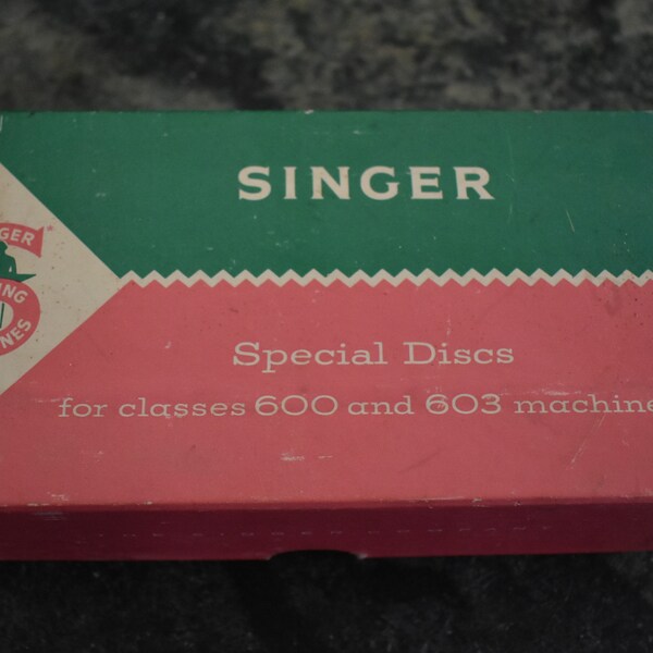 Singer Fashion Discs - Etsy