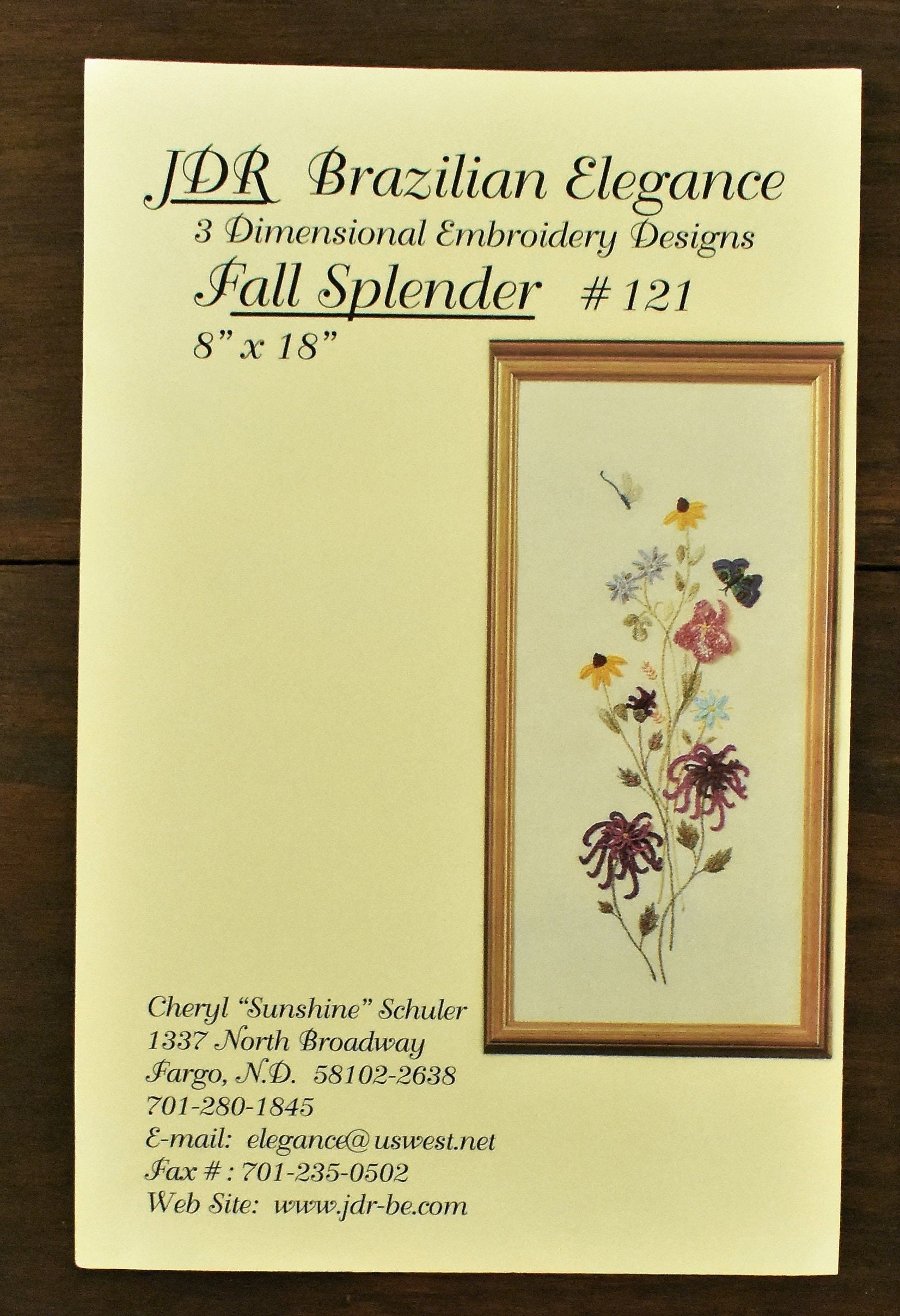 JDR Brazilian Elegance Embroidery Kit 121 Fall Splender - Etsy Italia