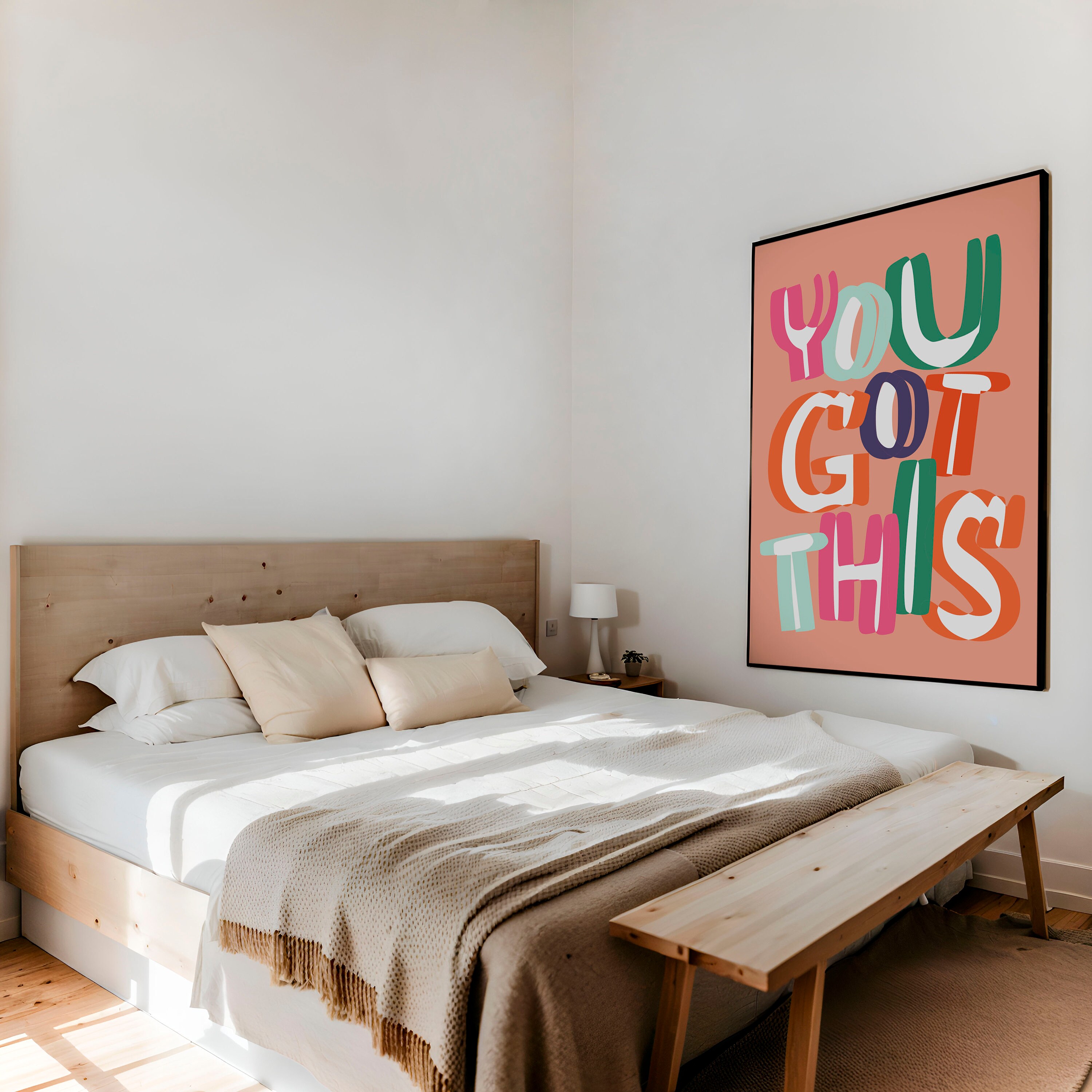 You Got This Motivational Print | Uplifting Printable Poster | Bold ...