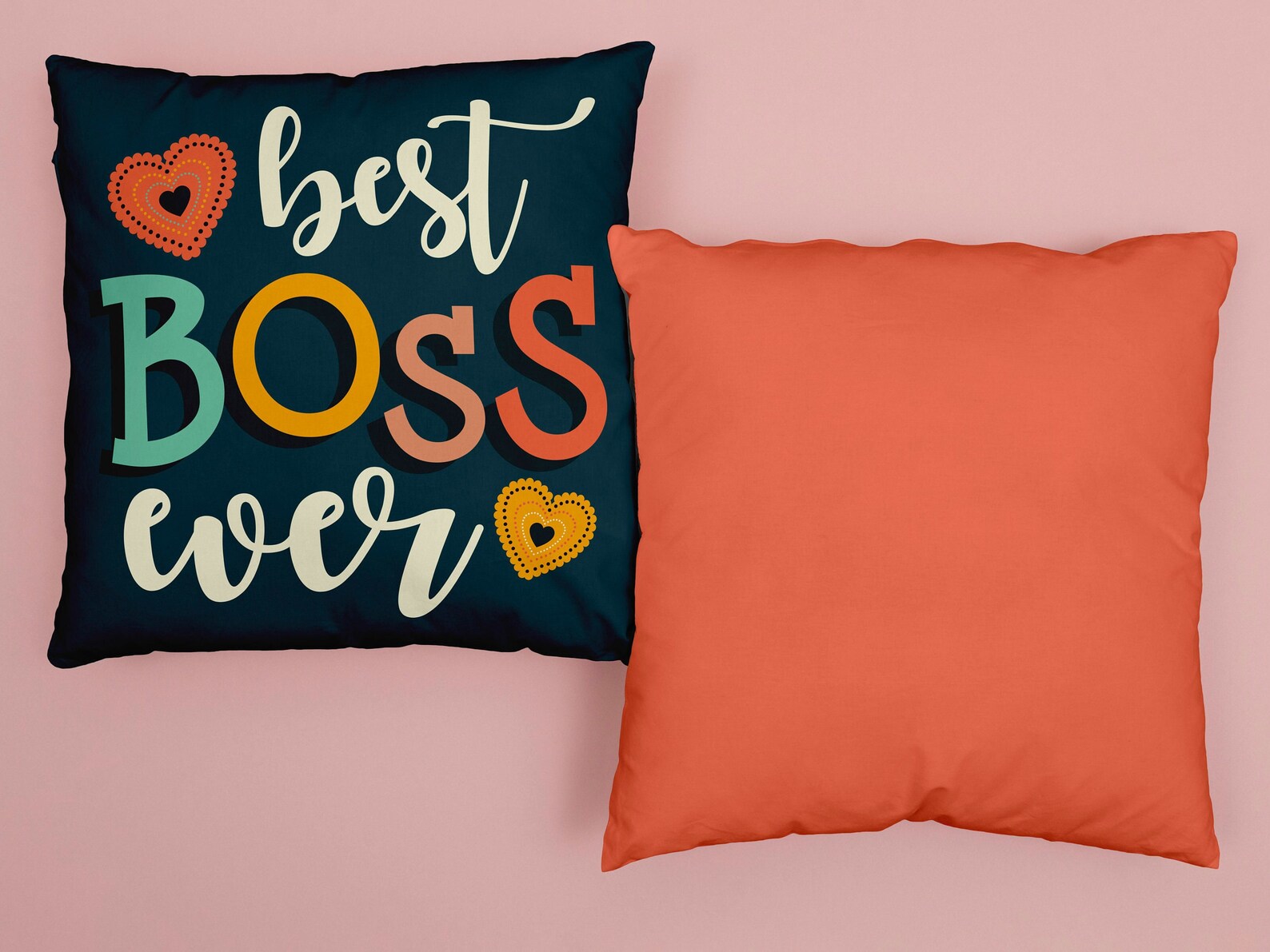 Boss Appreciation Pillow Cover, Motivational Boss Pillowcase, Graphic ...