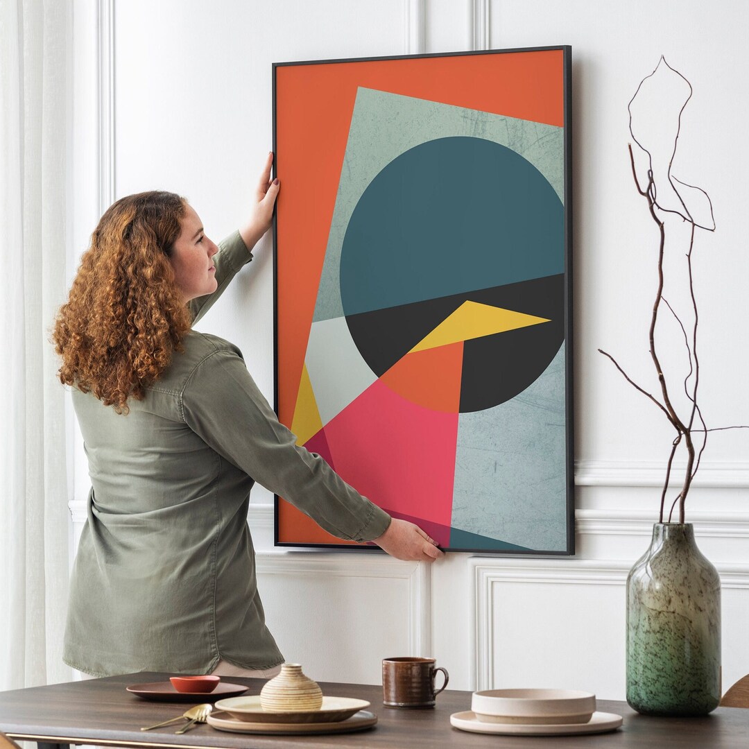 Modern Art Printable, Geometric Art Print, Large Printable Art ...