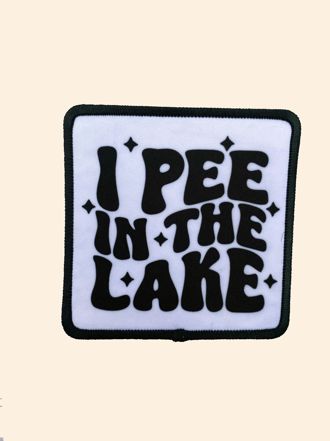 I Pee in the Lake Iron on Patch, Kayaking Patch, Lake Vibes Patch ...