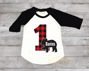 Buffalo Plaid First Birthday | Etsy