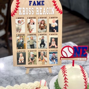 Rookie of the Year | Baseball Cake Topper | First Birthday | Baseball ...