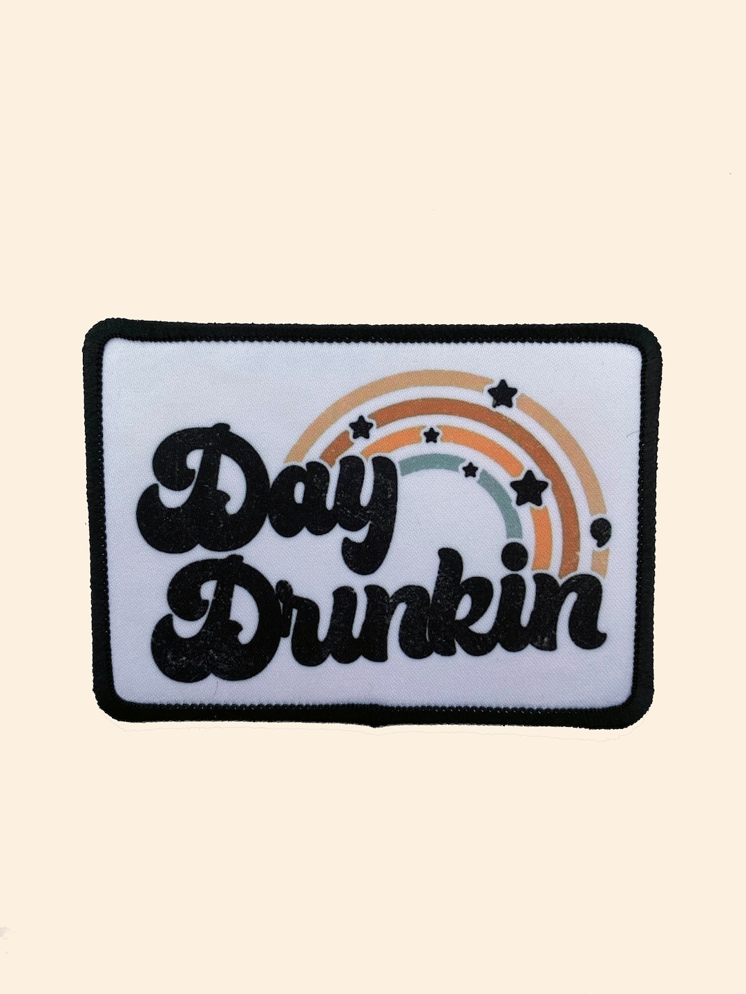Day Drinkin Iron on Patch, Iron on Patch, Trucker Hat Patch, Cowboy ...