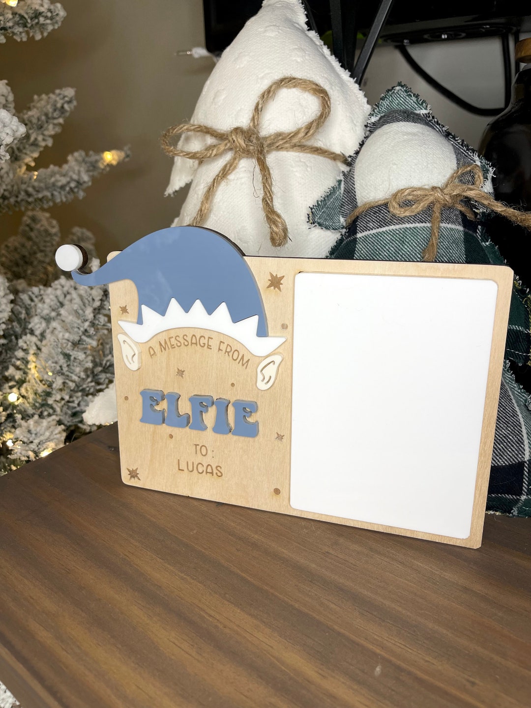 Elf Message, Elf Message Sign, Message From Your Elf, Elf Dry Erase ...