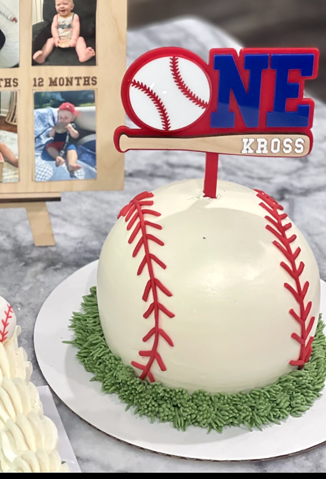 Rookie of the Year | Baseball Cake Topper | First Birthday | Baseball ...