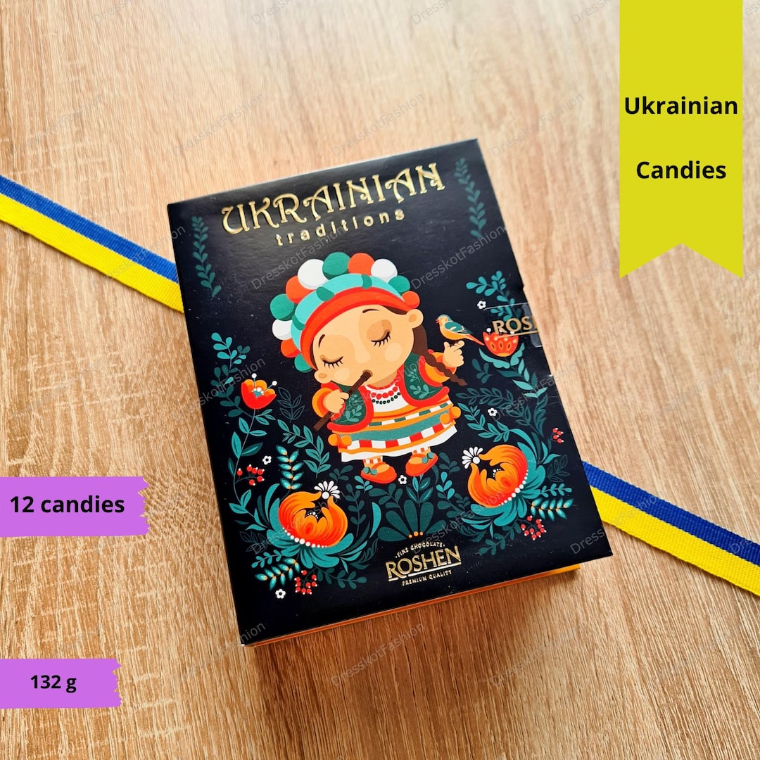 Souvenir Set of Candy Ukrainian Traditions | Сувенірний набір цукерок ...