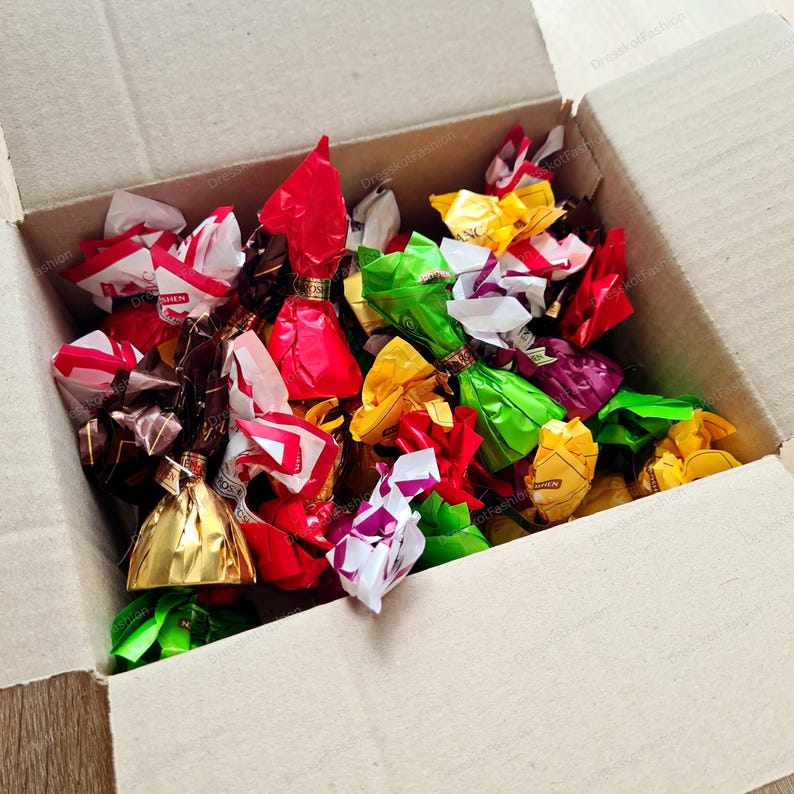 Ukrainian Chocolates Gift Box | Roshen Candy With Almonds & Hazelnuts ...