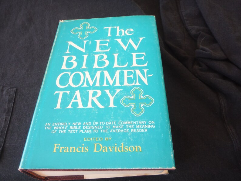 Vintage Bible Commentary Book - Etsy