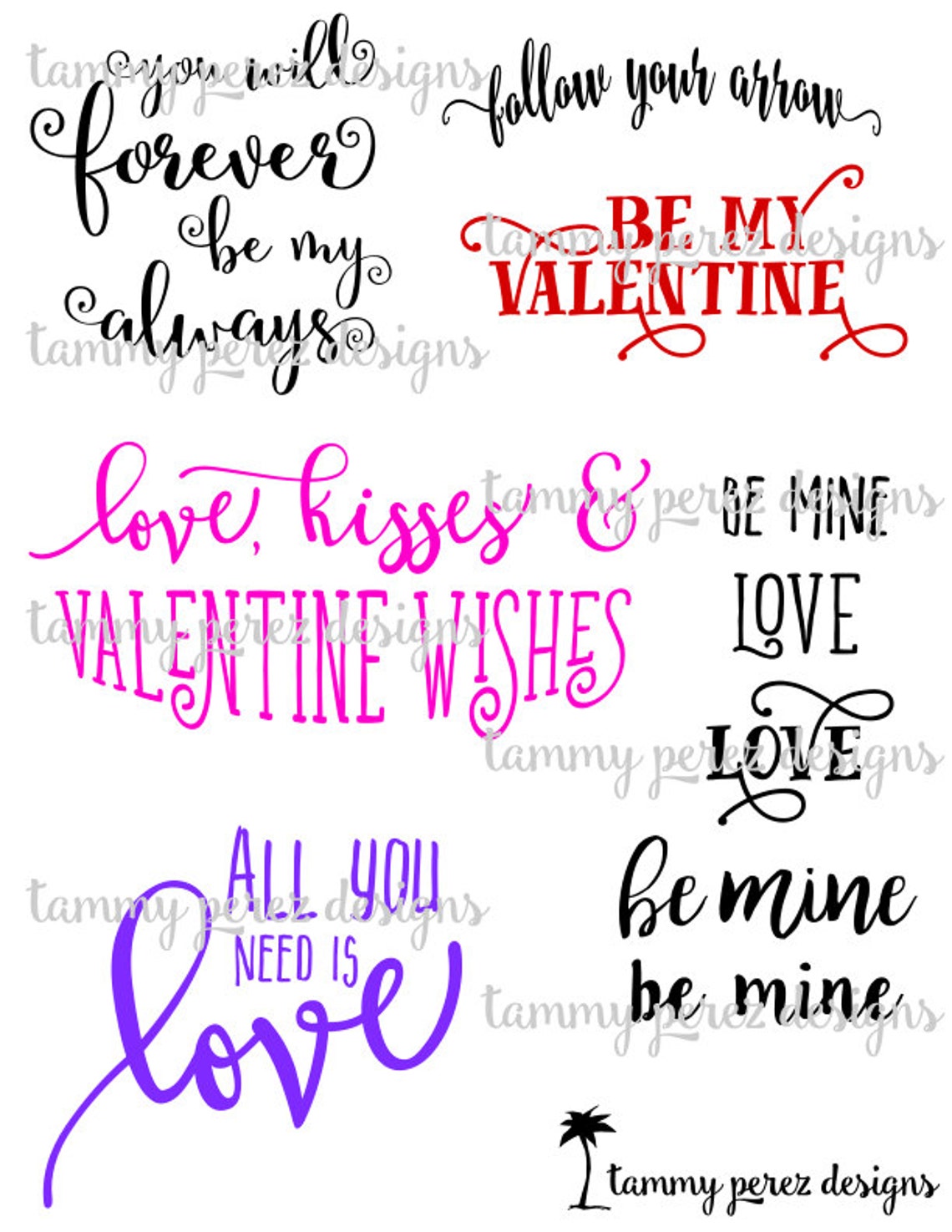 Valentine Heart Monogram SVG File Digital File for Craft Cutting - Etsy