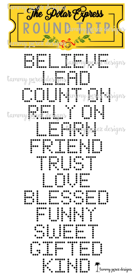 Polar Express Ticket Craft Polar Express Ideas For Preschool Party