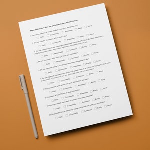 Client Intake Health Form PDF Template Set of 4 Instant Download ...