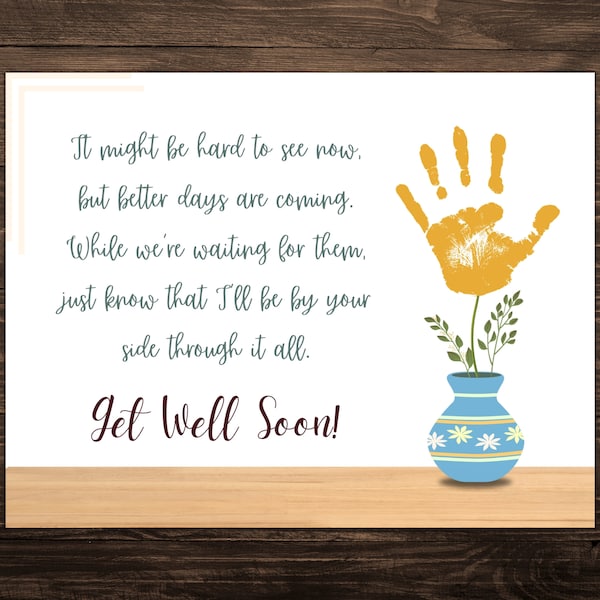 Kids Get Well Card - Etsy