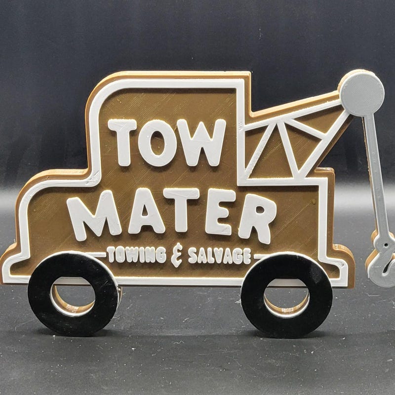 Tow Mater Sign - Etsy