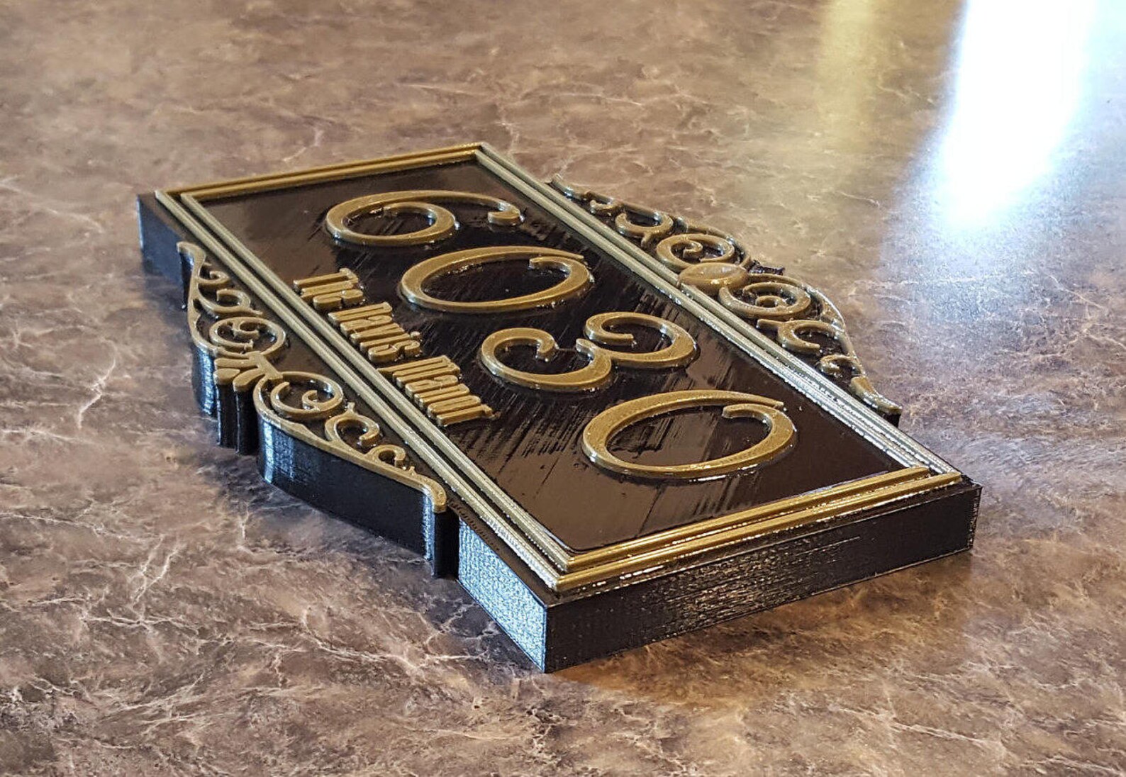 Personalized Haunted Mansion Themed Address Plaque W/ Family Name ...