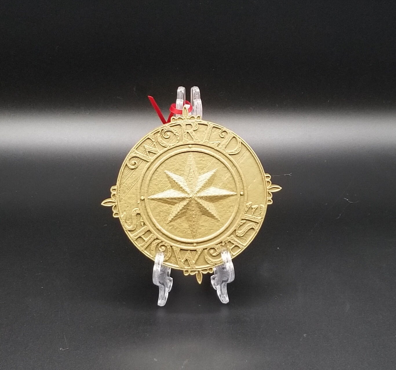 World Showcase Welcome Plaque DW Inspired Sign Christmas Ornament ...