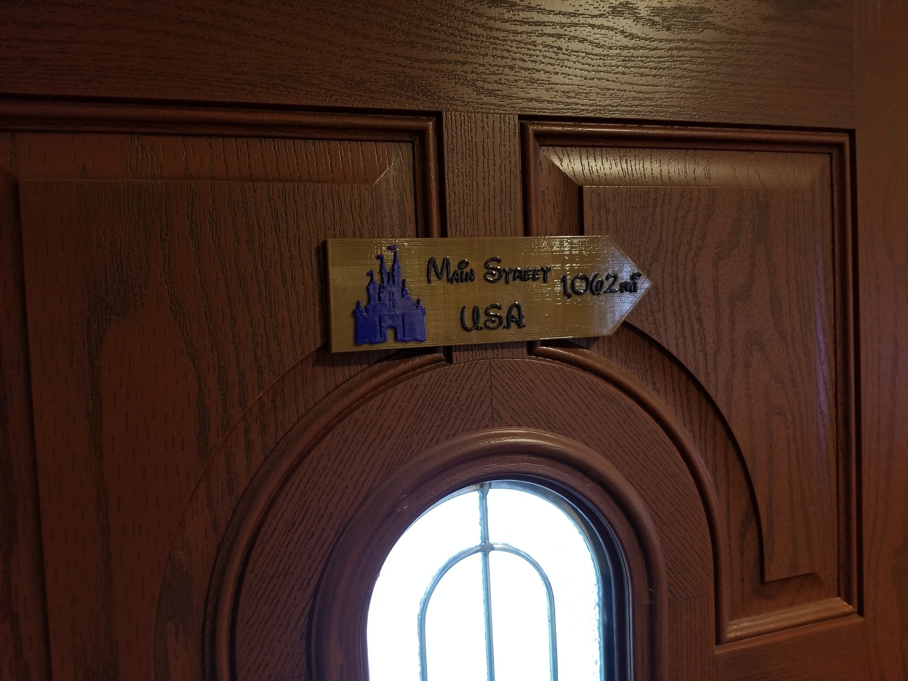 Personalized / Custom Home Distance Magic Kingdom Sign / | Etsy Australia