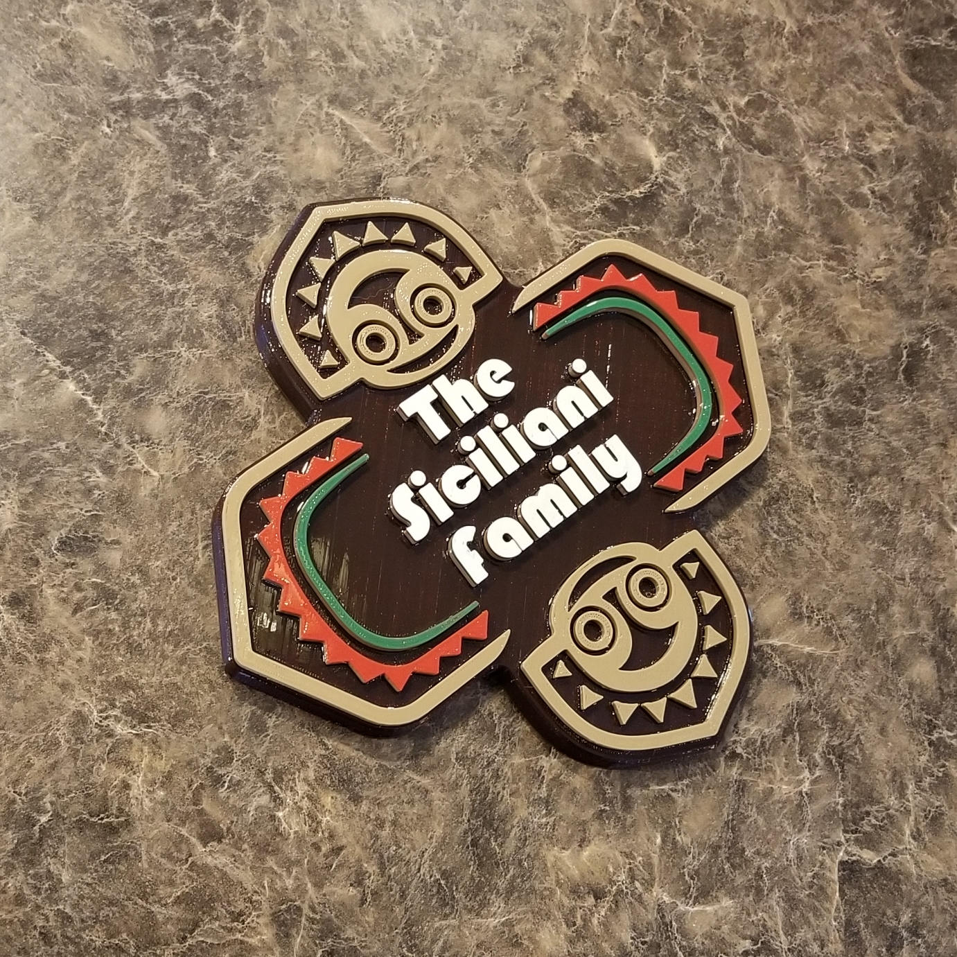 Personalized Polynesian Ohana Themed Family Last Name Sign / | Etsy