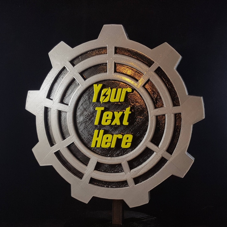 Personalized Vault Door Themed Plaque / Sign Custom Wording - Etsy UK