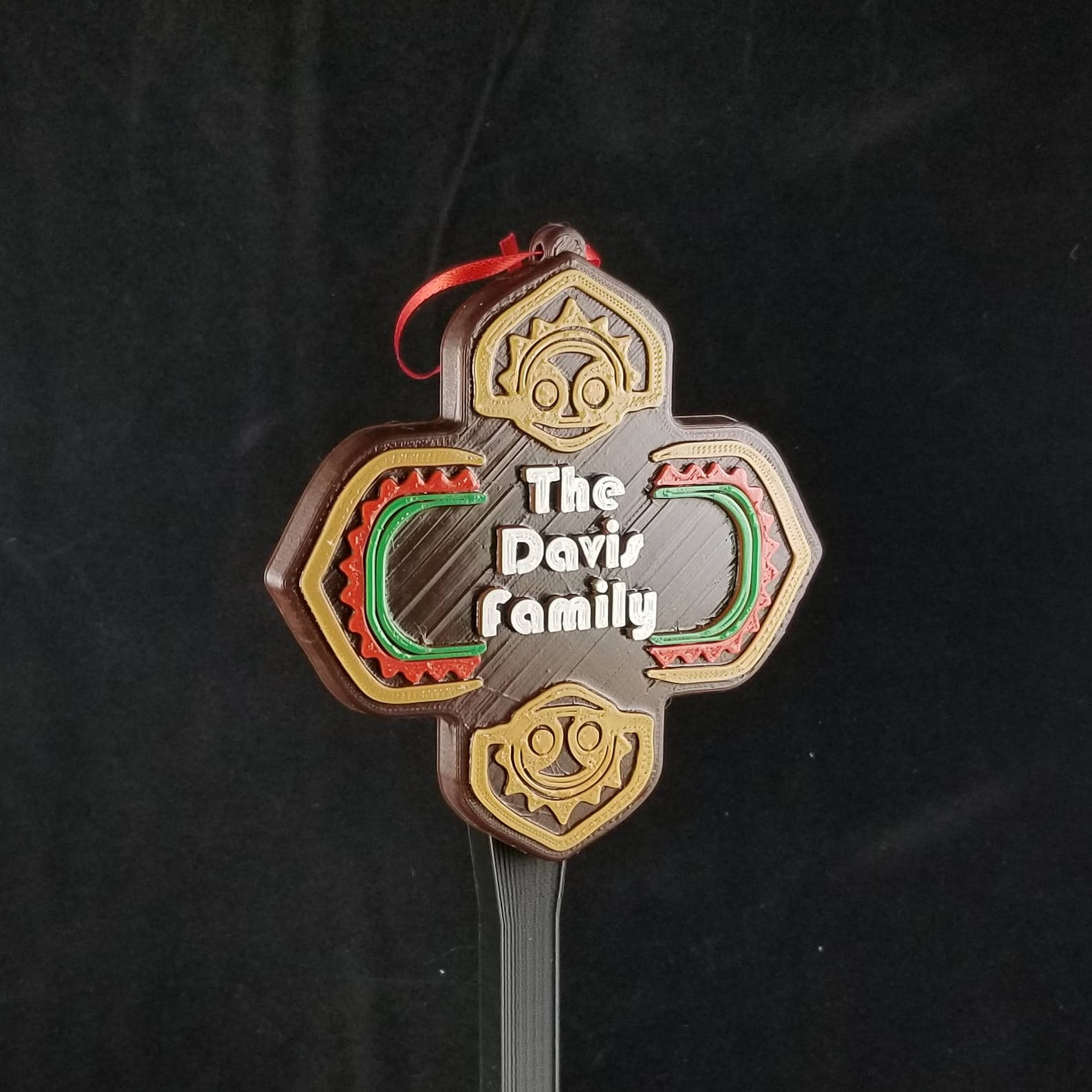 Personalized Polynesian Themed Family Last Name Christmas - Etsy