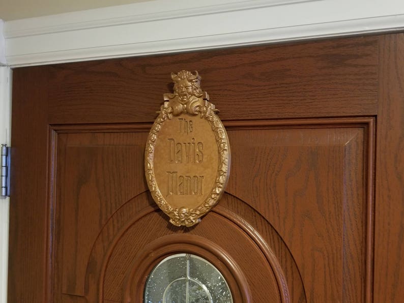 Personalized Haunted Mansion Inspired Prop Sign / Plaque Replica ...