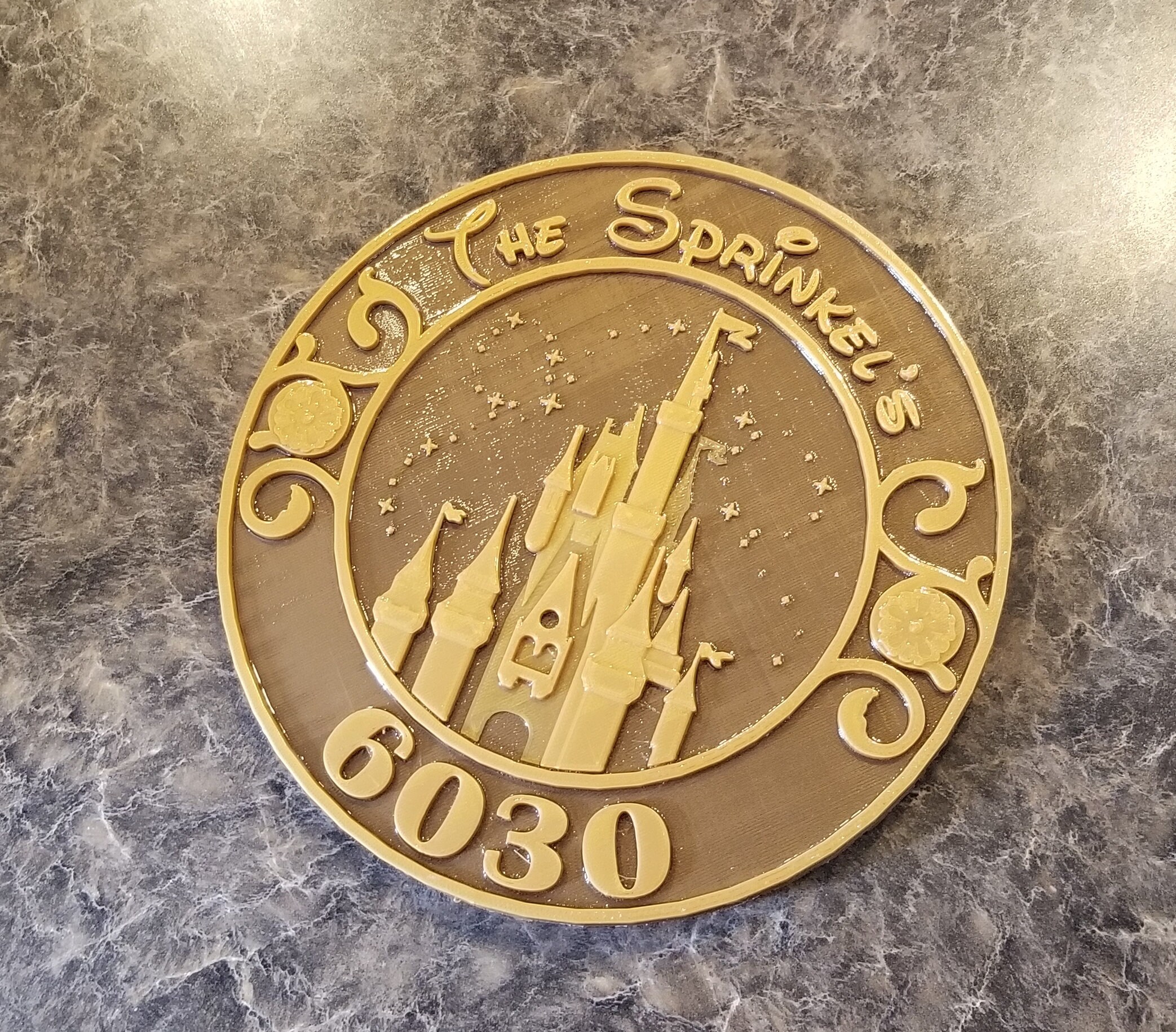 Personalized DW Magic Kingdom Inspired Address Plaque / Sign - Dual ...