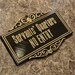 Haunted Mansion Inspired Prop Sign / Plaque Replica Servants Quarters ...