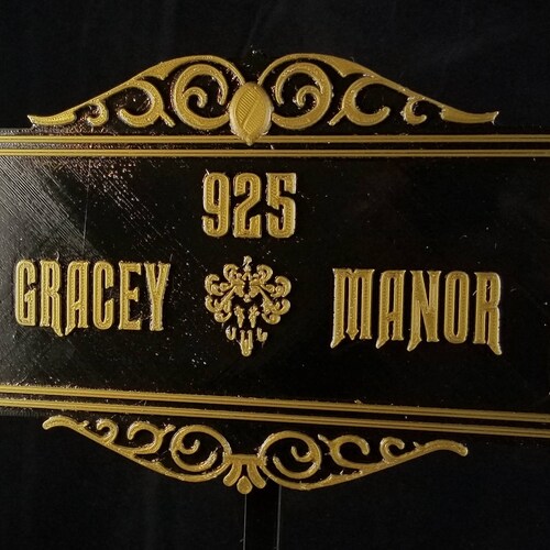 Haunted Mansion Inspired Prop Sign / Plaque Replica Caretaker - Etsy