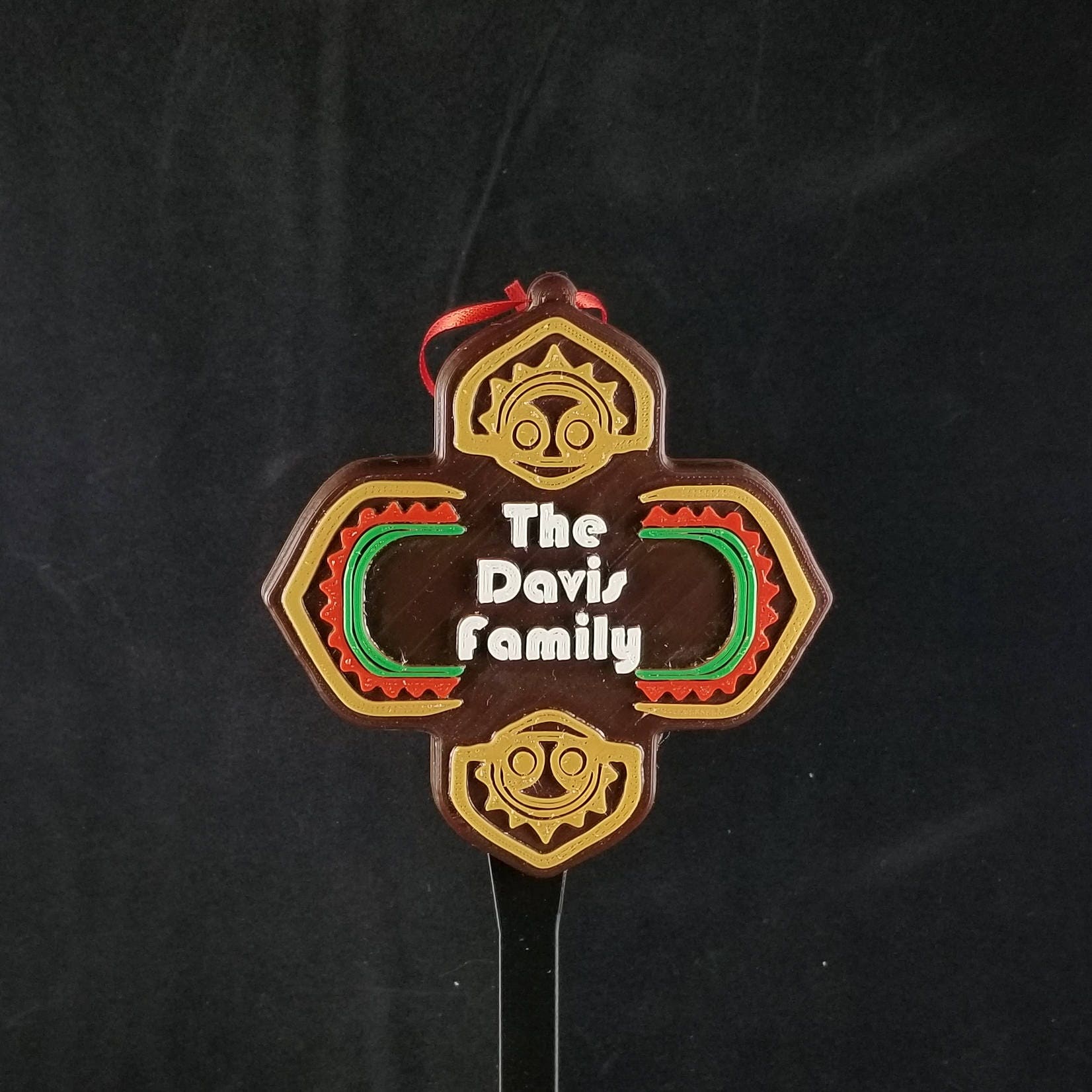 Personalized Polynesian Themed Family Last Name Christmas - Etsy