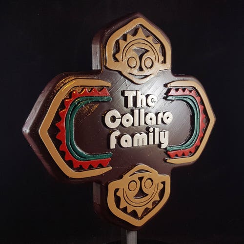 Personalized Polynesian Themed Family Last Name Sign / Plaque - Etsy