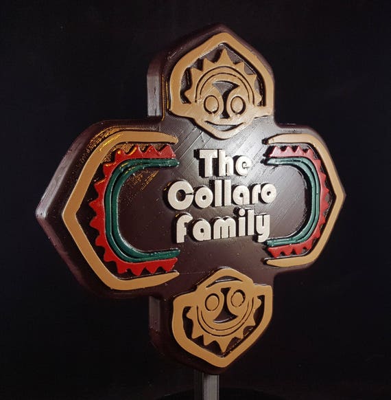 Personalized Polynesian Themed Family Last Name Sign / Plaque - Etsy